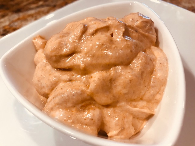 Fantastic and Easy to Make Harissa Yogurt Sauce with Goat Cheese