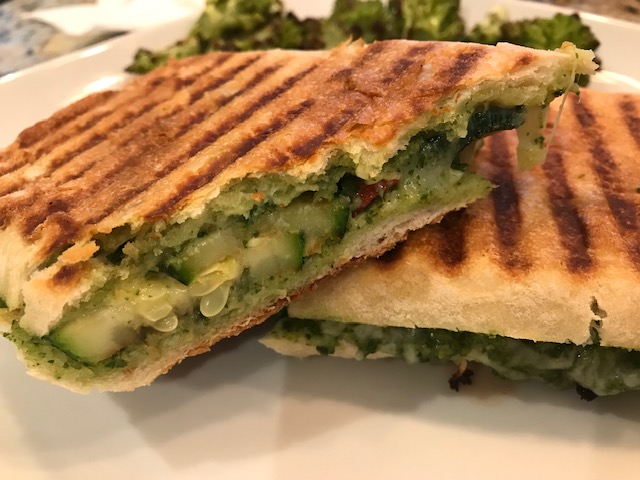 Pesto and Roasted Zucchini Panini - Food & Wine Chickie Insider