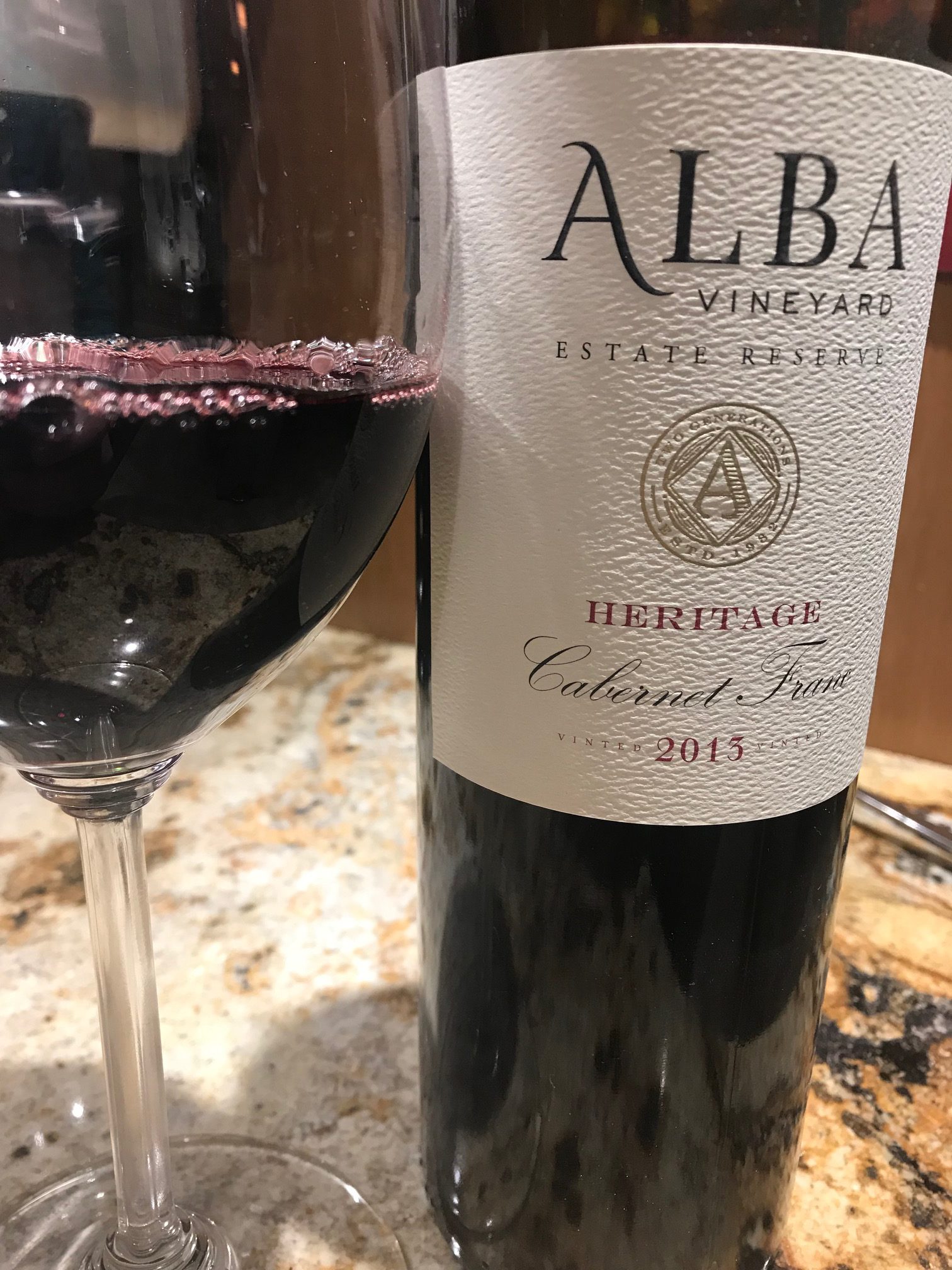 2013 Alba Vineyard Cabernet Franc Heritage