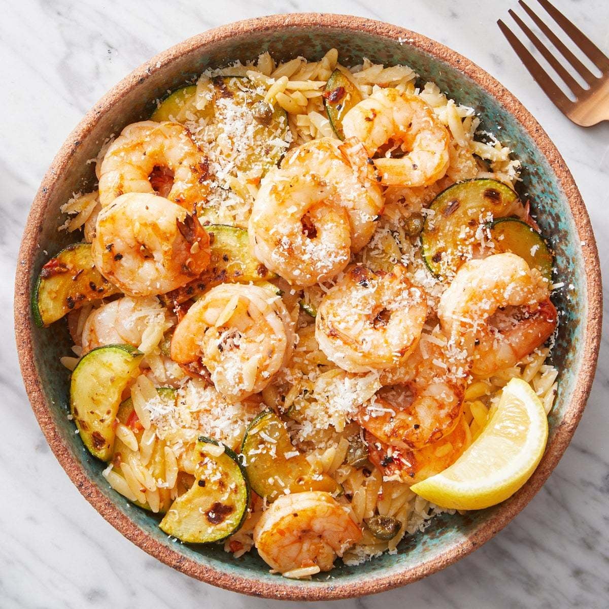 Calabrian Shrimp and Orzo - Food & Wine Chickie Insider