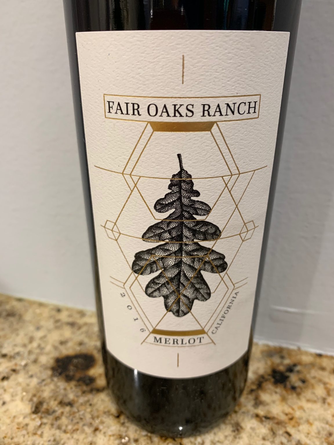 2016 Fair Oaks Ranch Merlot - Food & Wine Chickie Insider