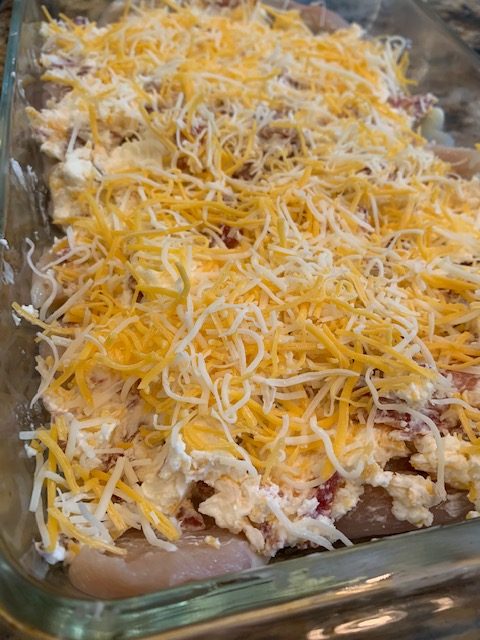 Cheesy Bacon Chicken Bake - Food & Wine Chickie Insider